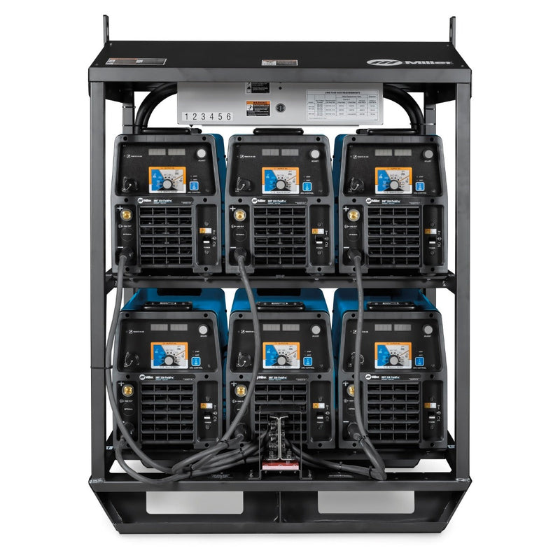 Miller XMT 350 FieldPro ArcReach 6-Pack Rack for sale (907740) Buy at ...