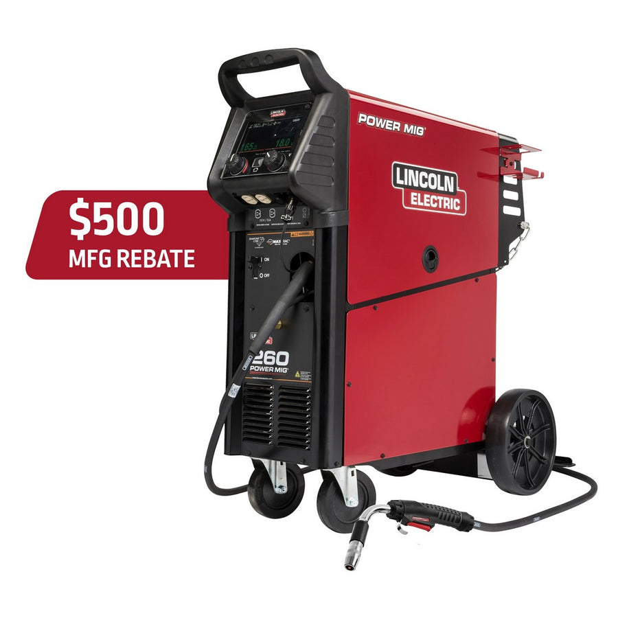 Lincoln Power Mig 260 Welder (208-575V) for Sale (K3520-1)