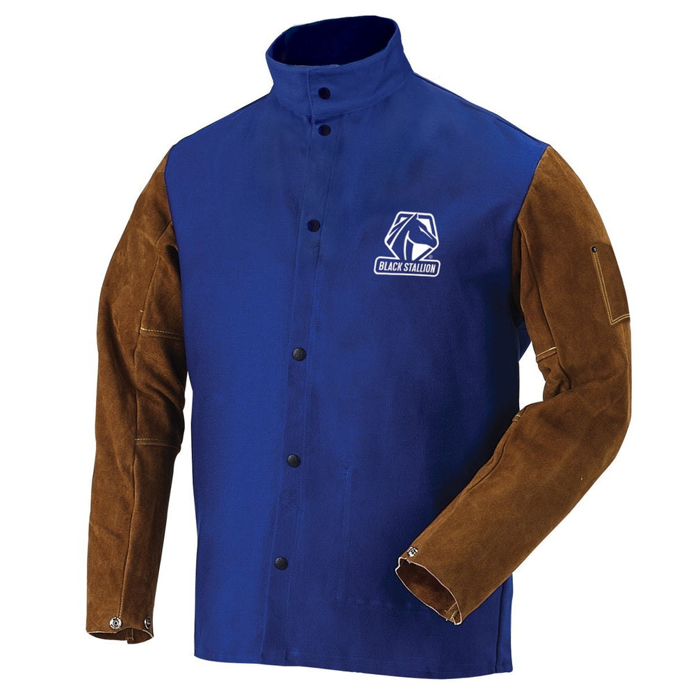 Revco Black Stallion Royal Blue 9oz FR Hybrid Welding Jacket for sale ...