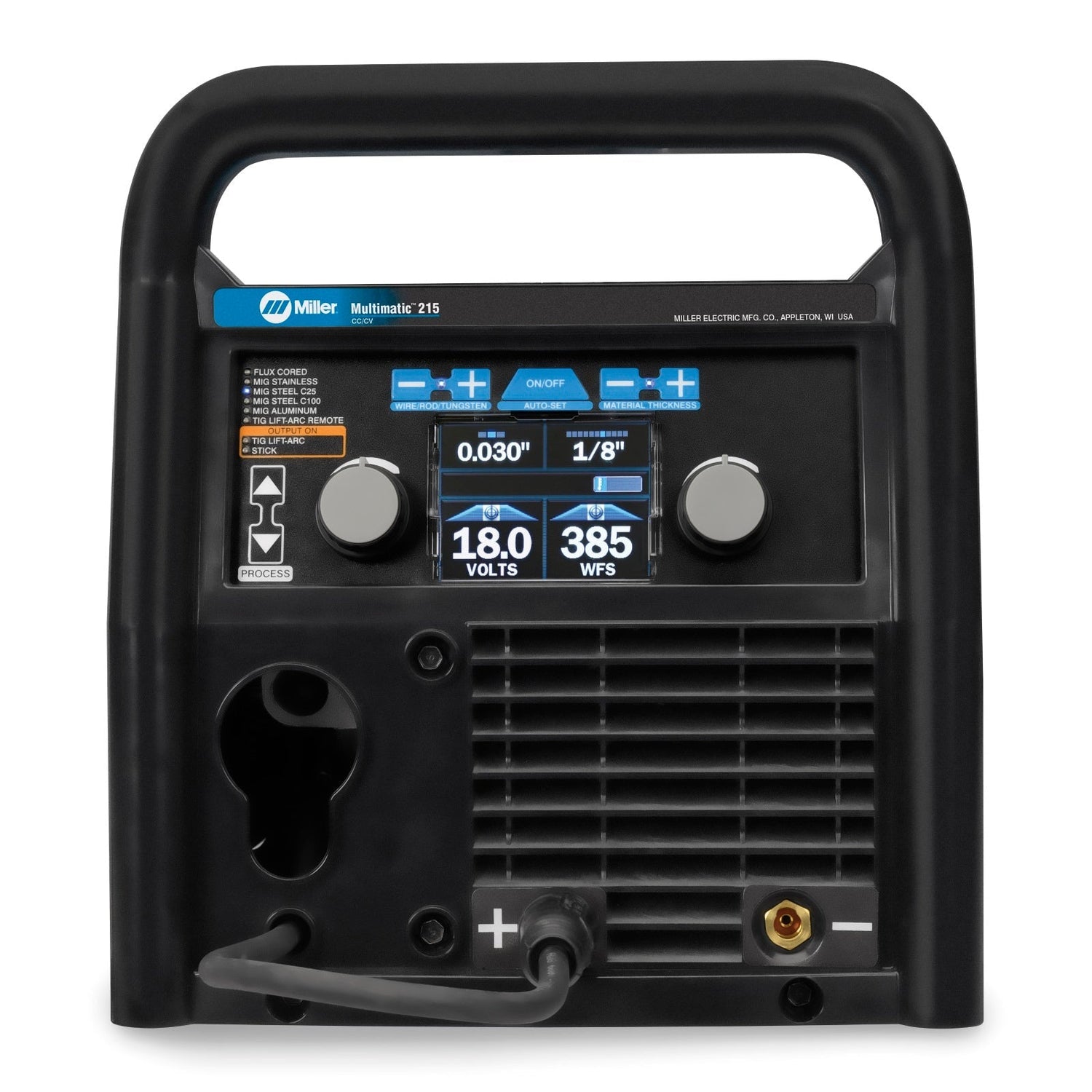 Miller Multimatic 215 Auto-Set Multiprocess Welder w/Cart for sale ...