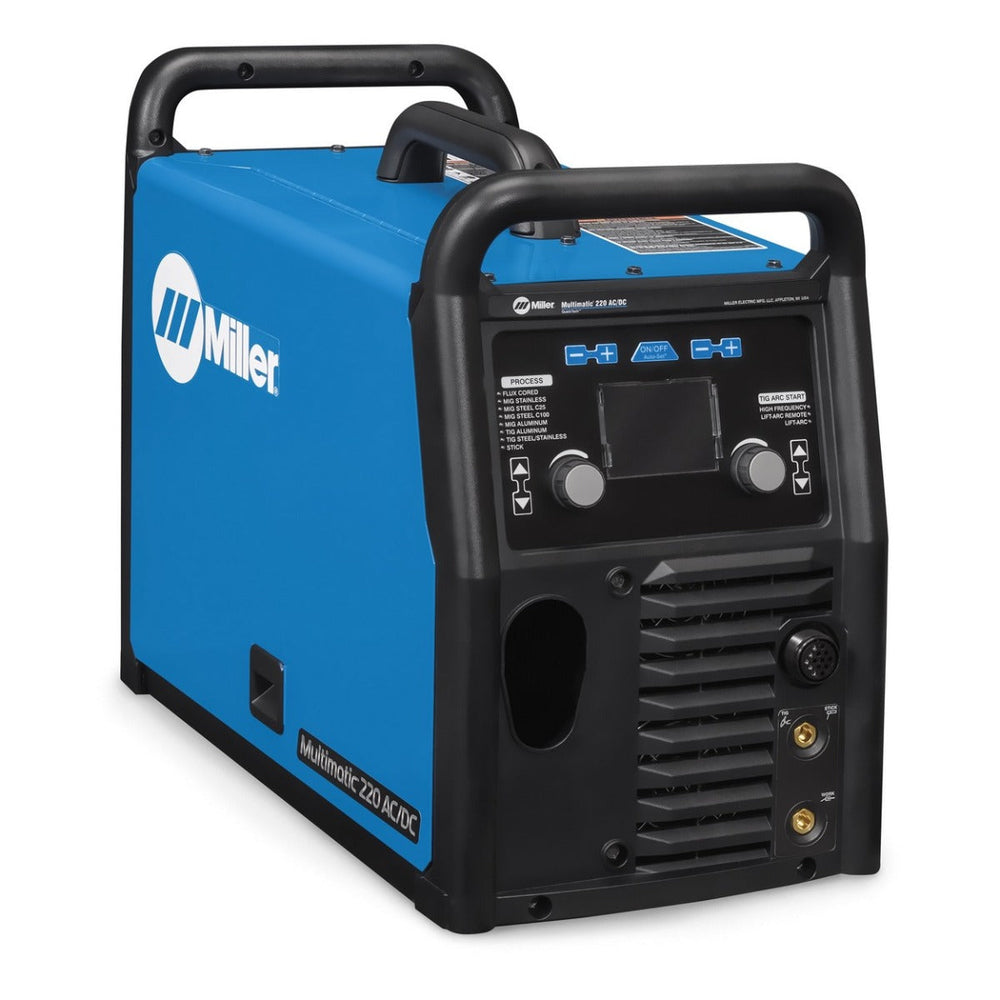 Miller Multimatic 220 AC/DC Multiprocess Welder w/Dual Cylinder Cart ...